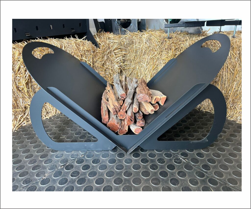 Small Log Holder - Steel Age Creations
